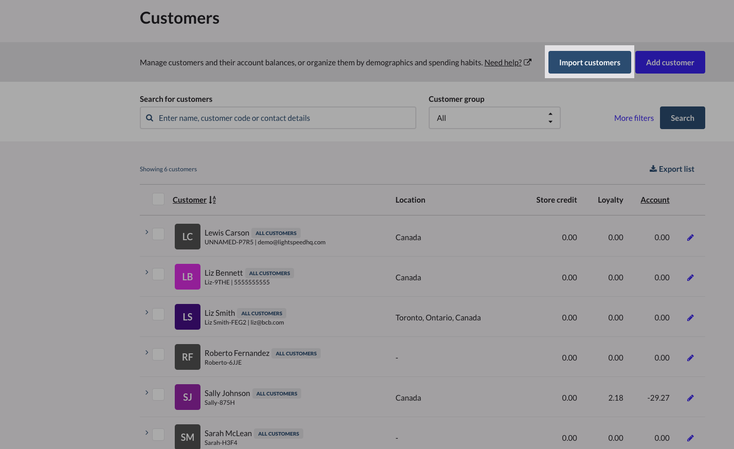 Setting on account limits – Lightspeed Retail (X-Series)