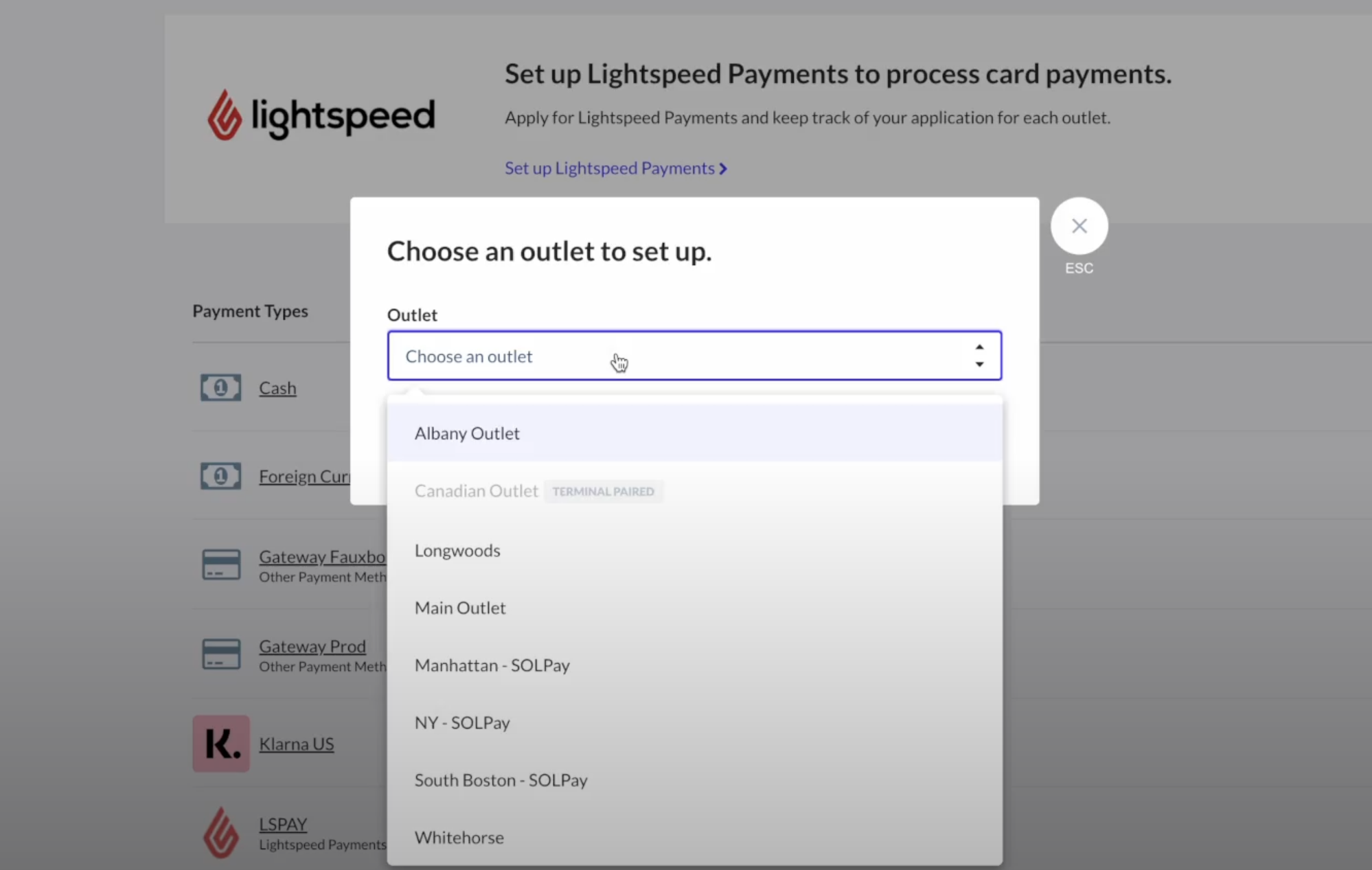 Applying for Lightspeed Payments – Lightspeed Retail (X-Series)