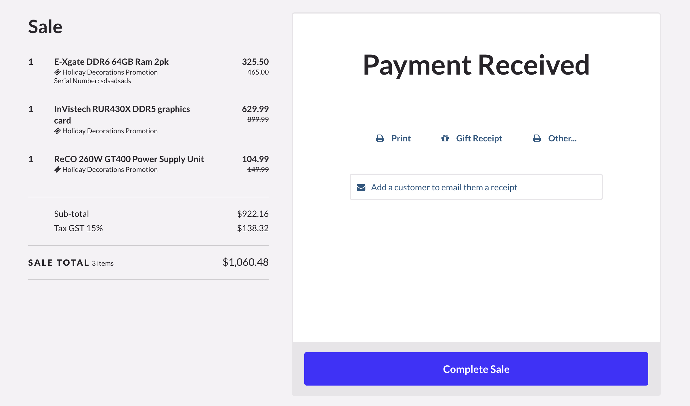 Processing payments with Lightspeed Payments for Retail POS (X-Series ...