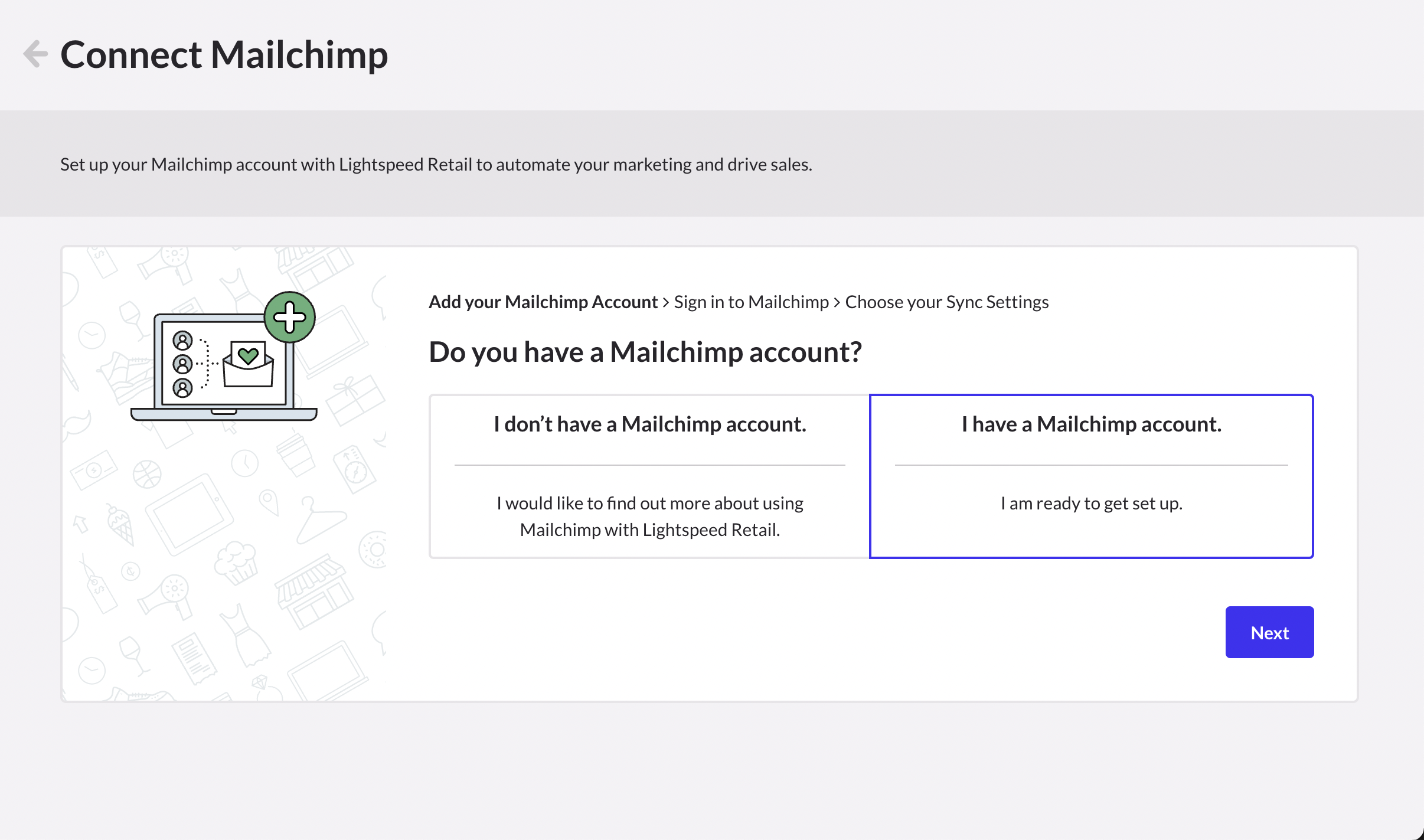 Setting up Mailchimp with Retail POS (X-Series) – Lightspeed Retail (X ...