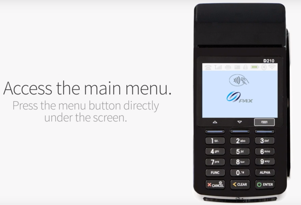 How to close the batch on a Pax D210 – Lightspeed Retail (X-Series)