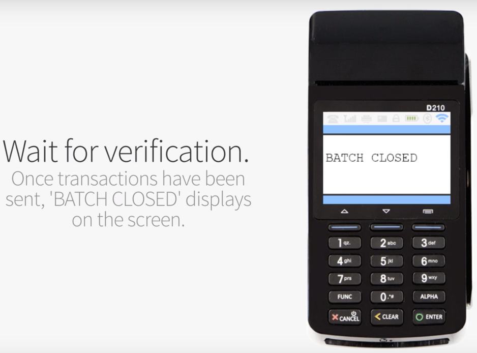 How to close the batch on a Pax D210 – Lightspeed Retail (X-Series)