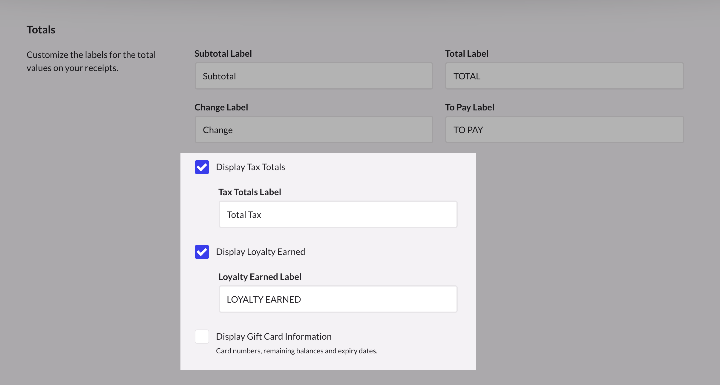 Setting up your receipt templates – Lightspeed Retail (X-Series)