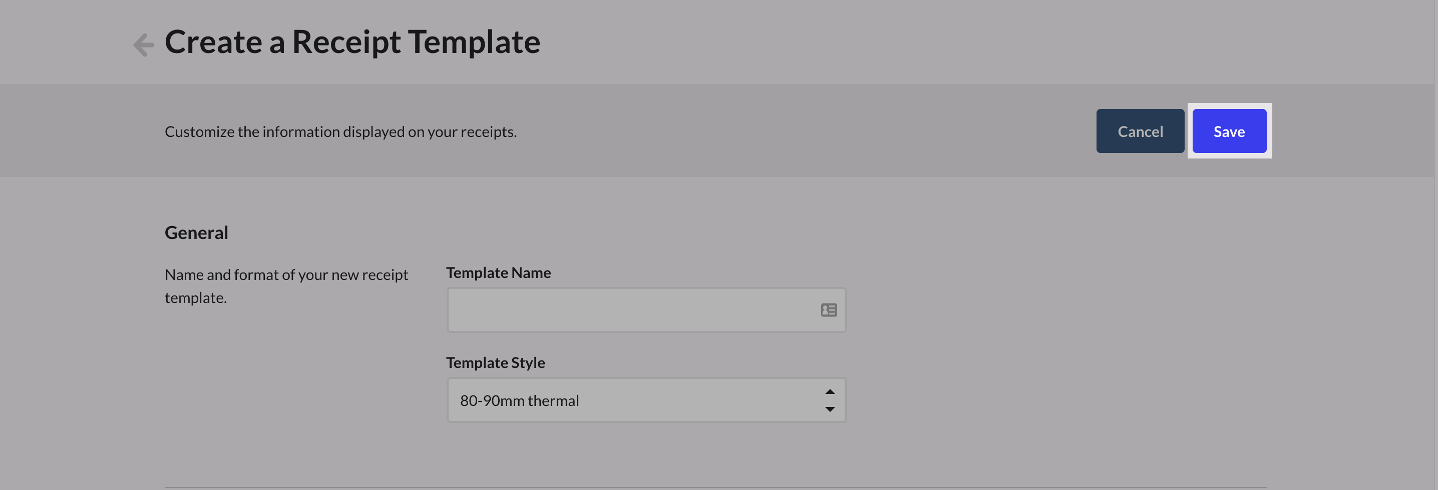 Setting up your receipt templates – Lightspeed Retail (X-Series)
