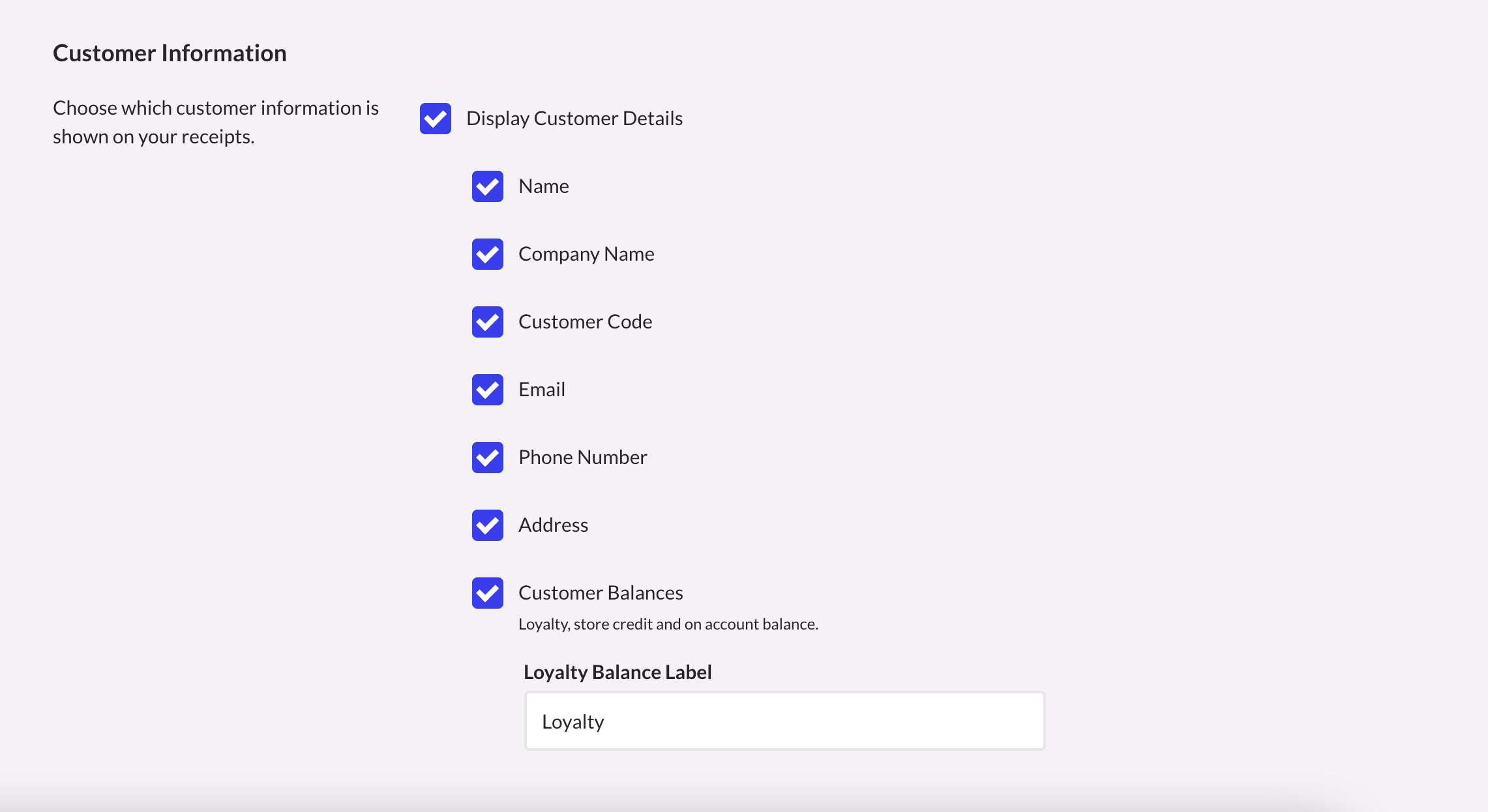Setting up your receipt templates – Lightspeed Retail (X-Series)