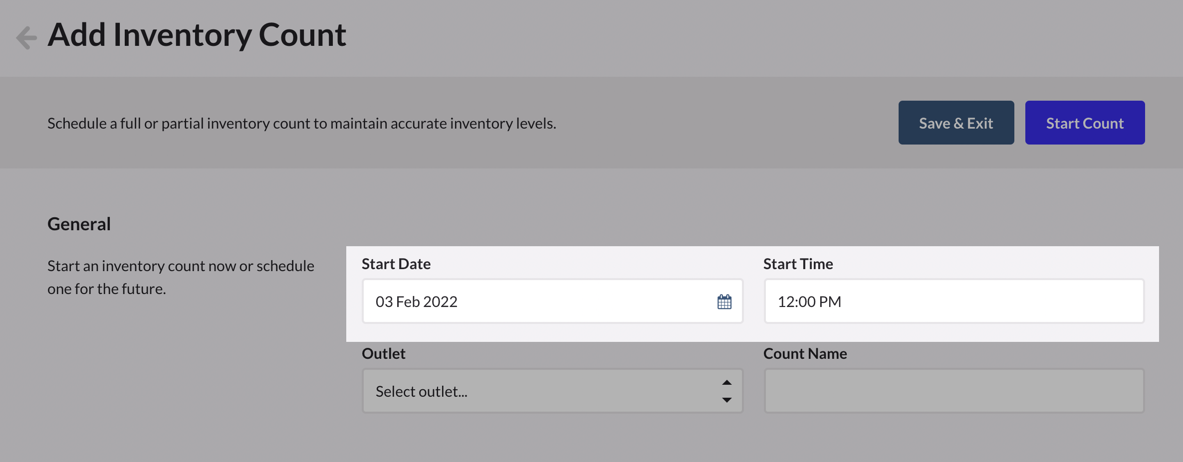 Full inventory counts – Lightspeed Retail (X-Series)