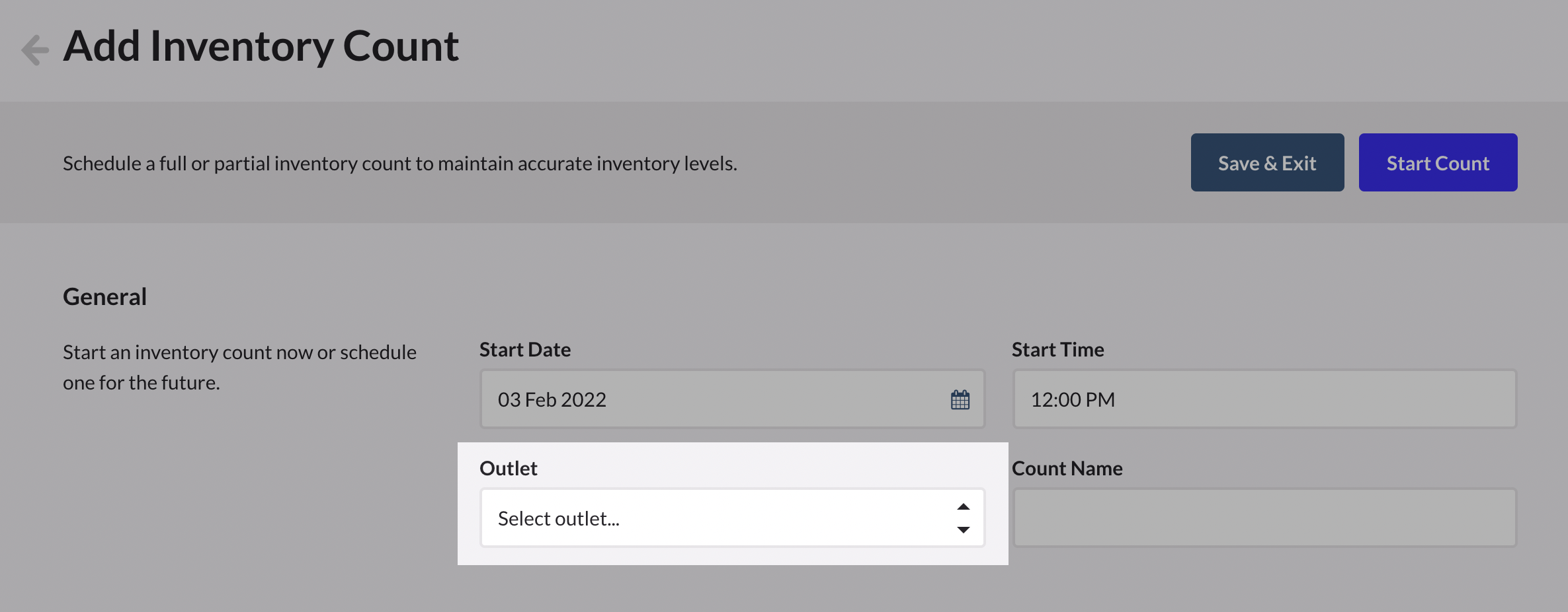 Full inventory counts – Lightspeed Retail (X-Series)