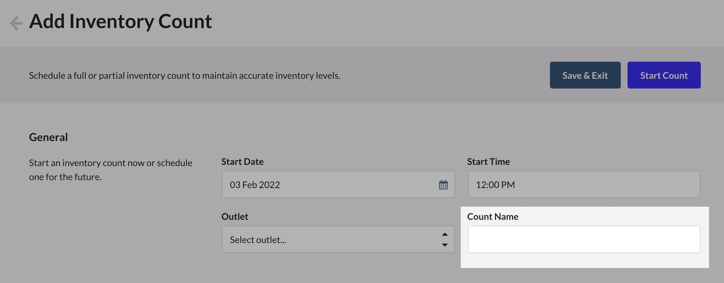 Full inventory counts – Lightspeed Retail (X-Series)