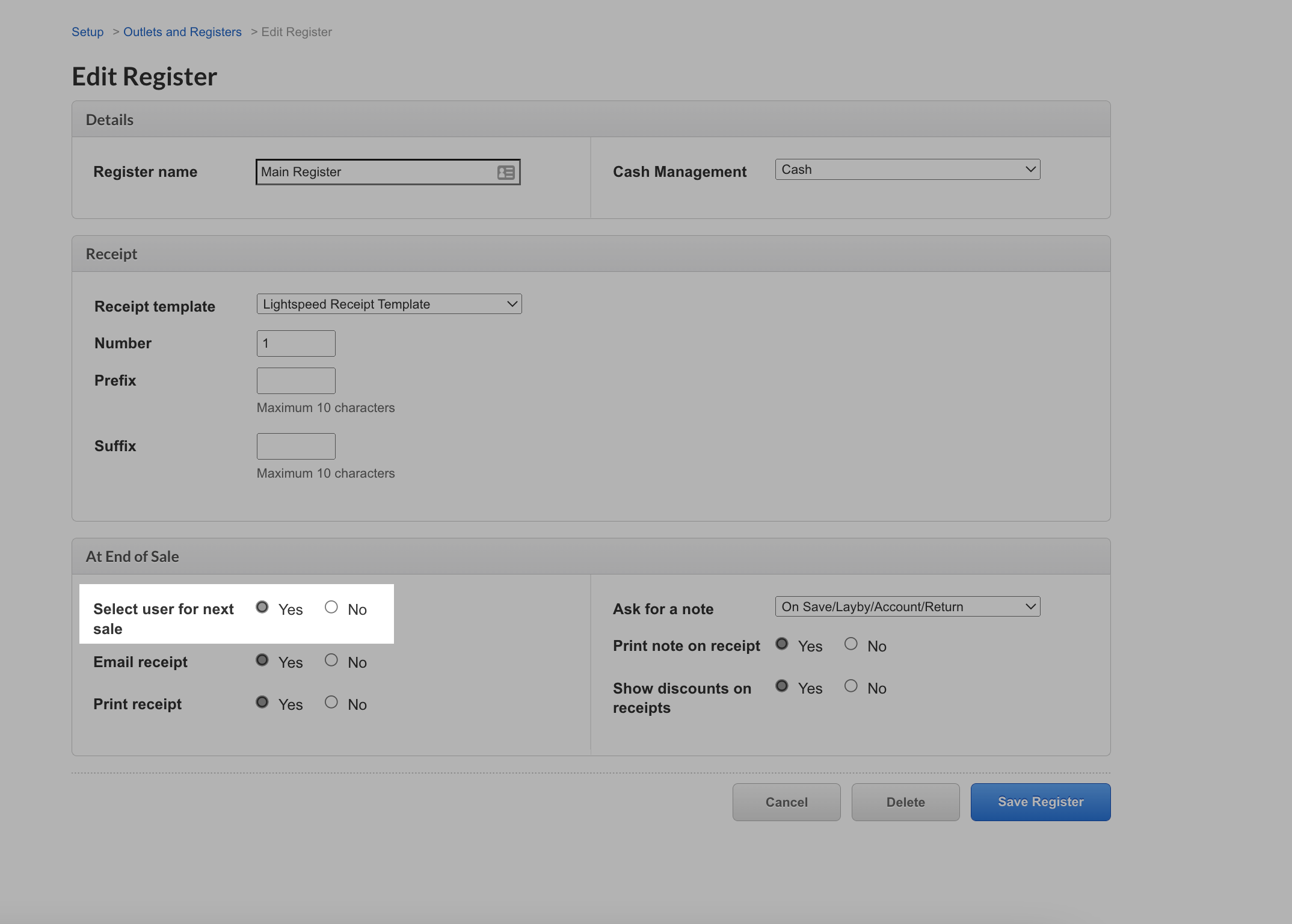 User switching in Retail POS (X-Series) – Lightspeed Retail (X-Series)