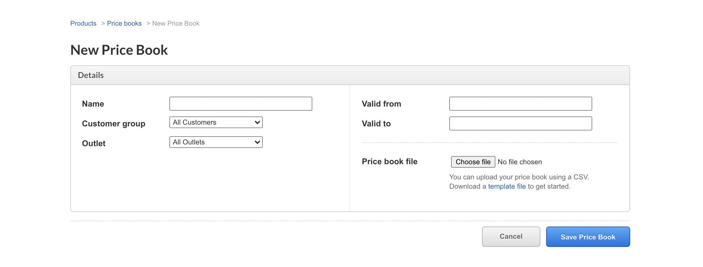Running sales using price books – Lightspeed Retail (X-Series)