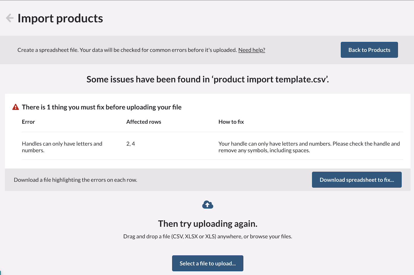 Importing products in bulk – Lightspeed Retail (X-Series)