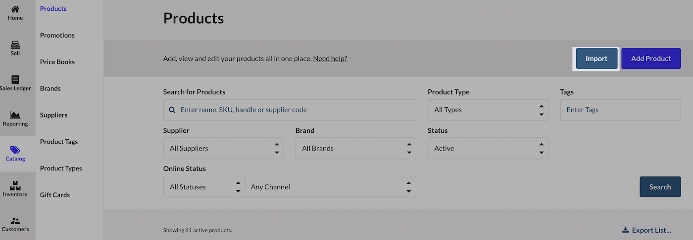Managing suppliers – Lightspeed Retail (X-Series)