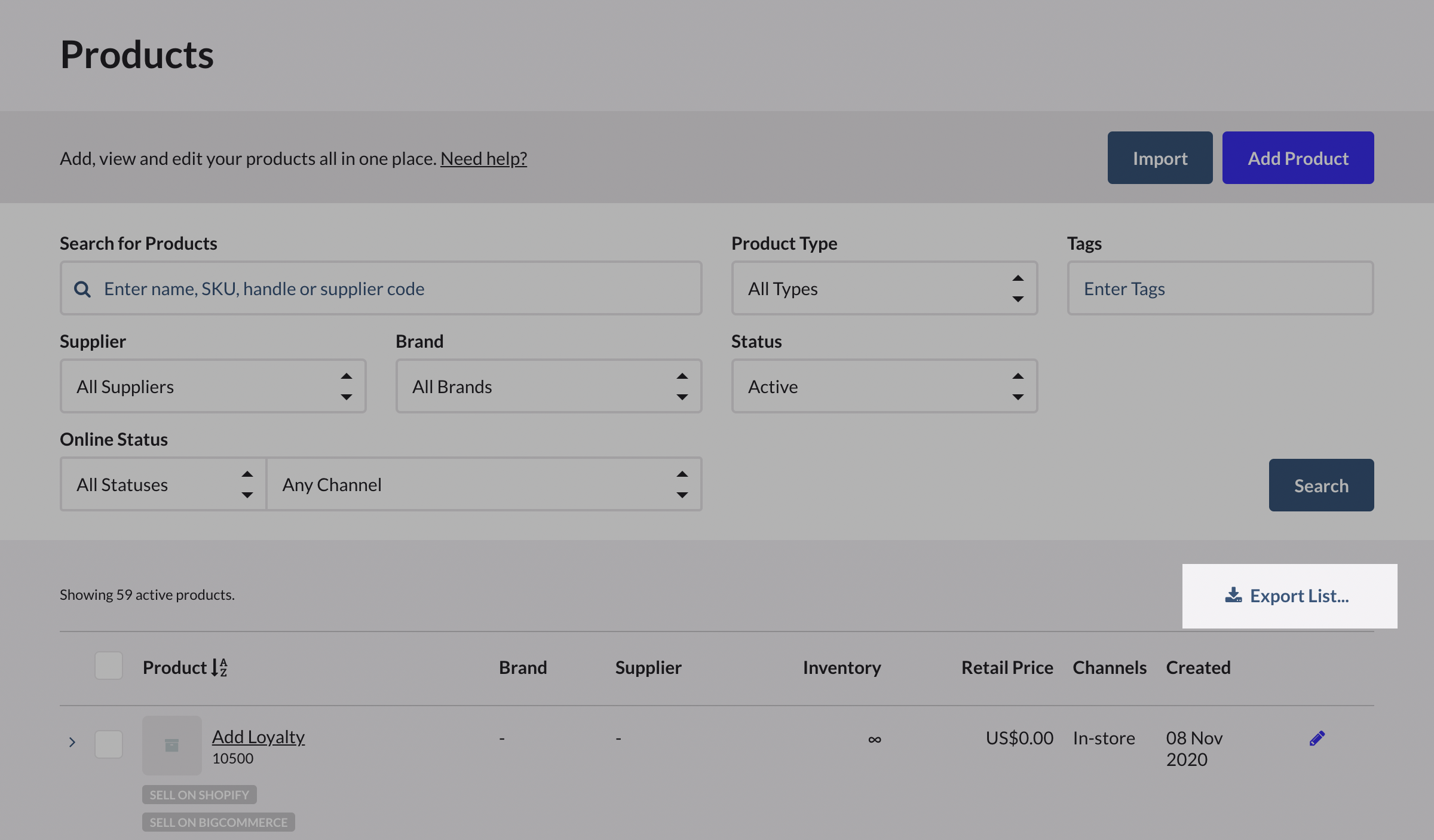 Editing products using a spreadsheet file – Lightspeed Retail (X-Series)