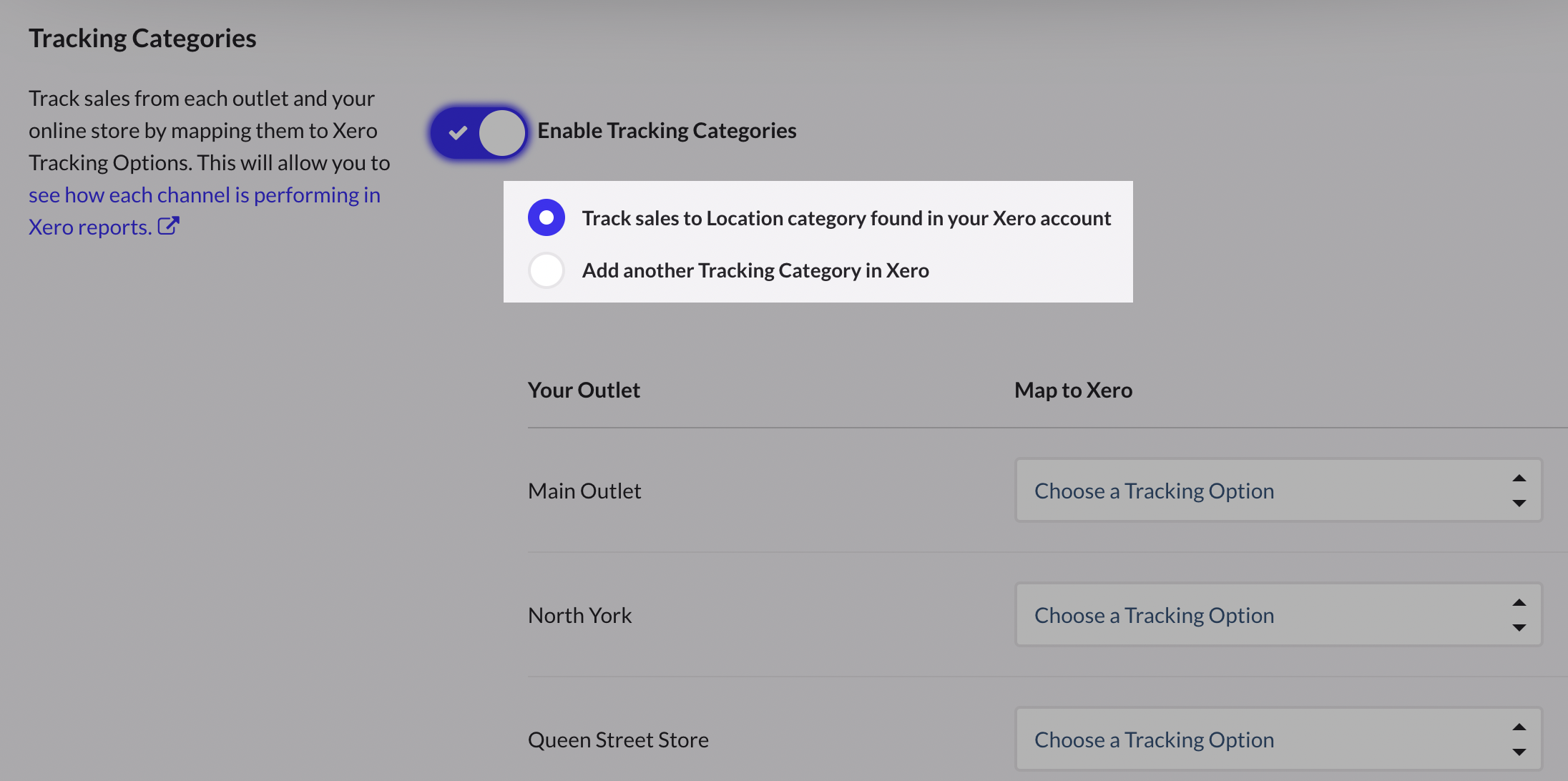 Using Tracking categories with Retail POS (X-Series) and Xero – Lightspeed Retail (X-Series)
