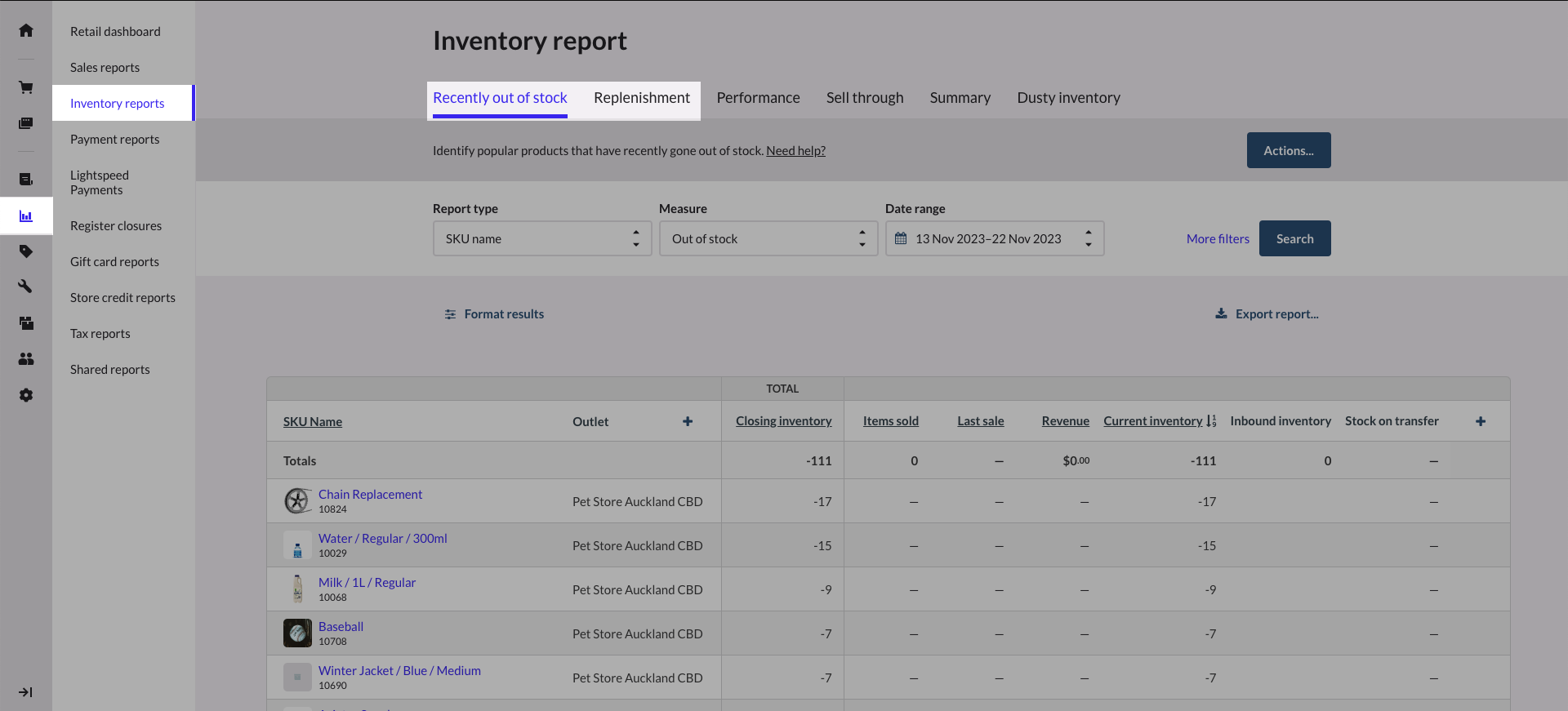 Tracking inbound inventory in Retail POS (X-Series) – Lightspeed Retail ...