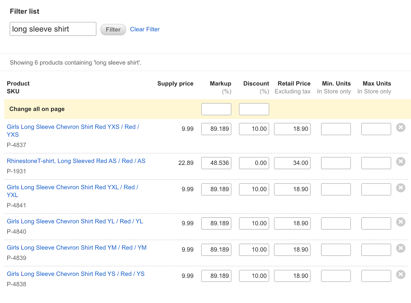 Updating a price book – Lightspeed Retail (X-Series)
