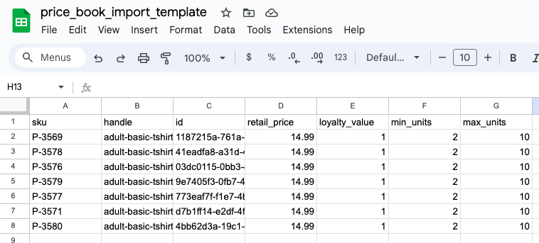 Updating a price book – Lightspeed Retail (X-Series)