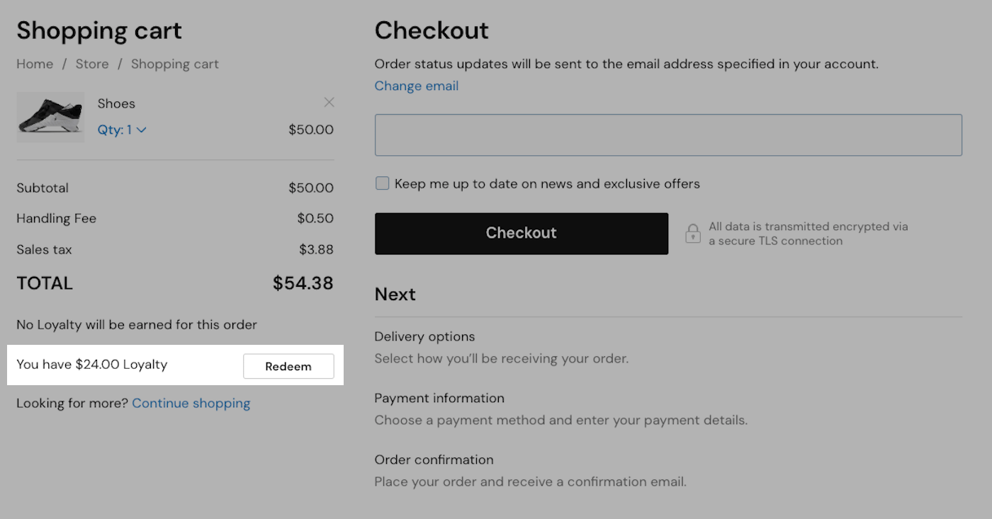 Redeeming loyalty in store and online – Lightspeed Retail (X-Series)