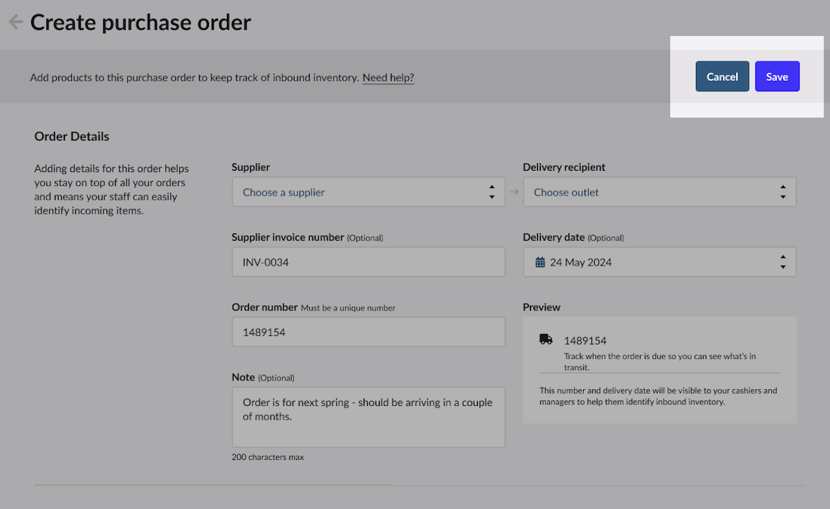 Managing NuORDER purchase orders in Retail POS (X-Series) – Lightspeed ...