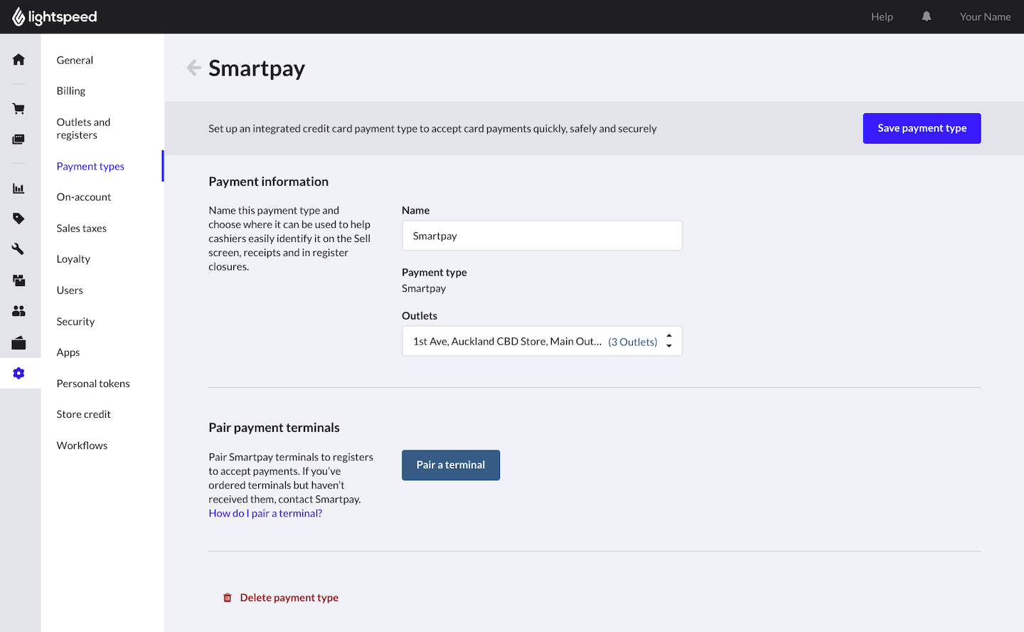 Connecting your Smartpay with SmartConnect to Retail POS (X-Series) – Lightspeed Retail (X-Series)