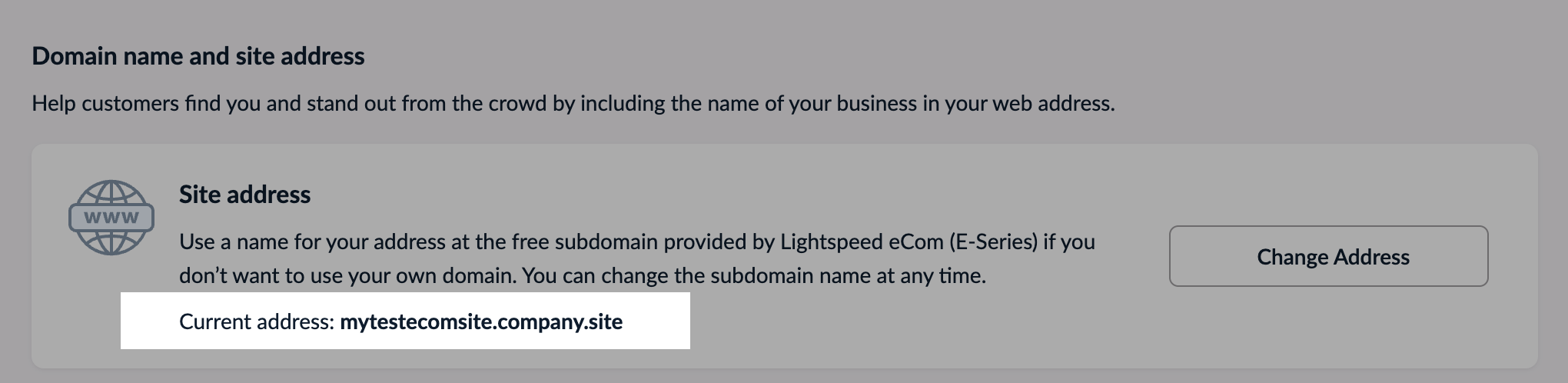 Changing the domain name for your Lightspeed eCom site – Lightspeed Retail (X-Series)