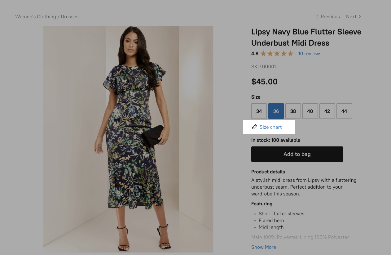Adding size charts to products in Lightspeed eCom – Lightspeed Retail (X-Series)